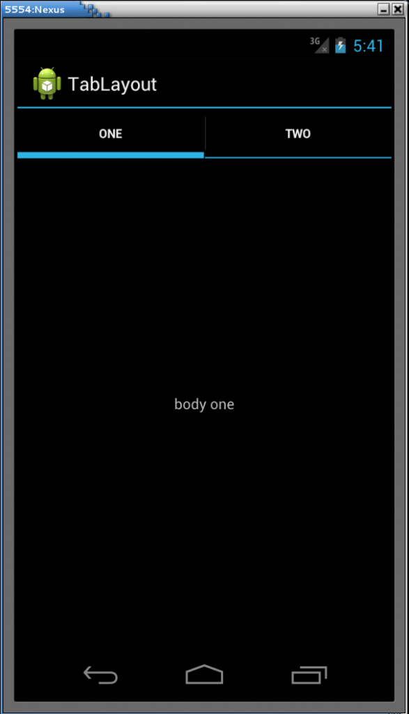 Tab Layout in Android – Luca Zanini