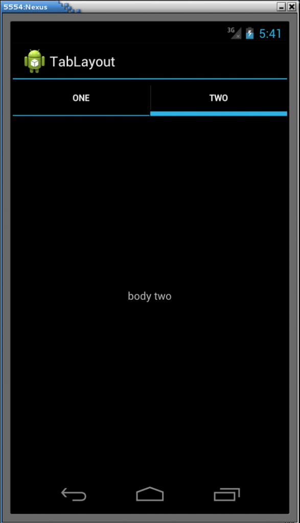 Tab Layout in Android – Luca Zanini