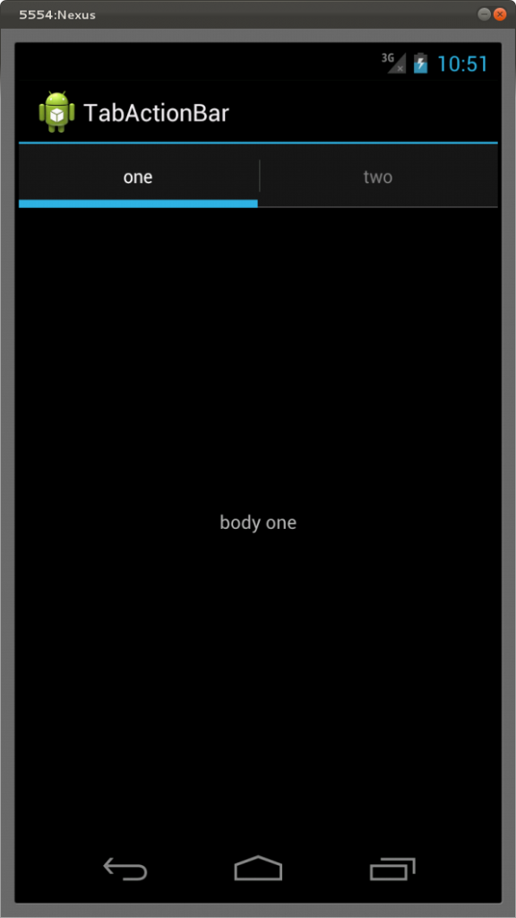 Customizing the labels of an ActionBar – Luca Zanini